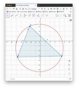 Géogebra – Maths en ligne